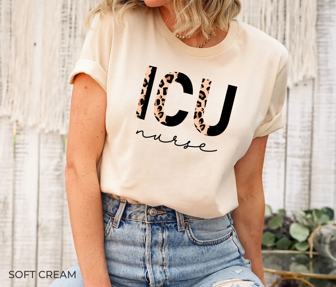 Intensive Care Unit Cute ICU Nurse Shirt, ICU Tee, Nursing School Grad ...