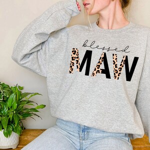 Blessed Maw Shirt Mawmaw Sweatshirt for Grandma Gift for Mother's Day ...