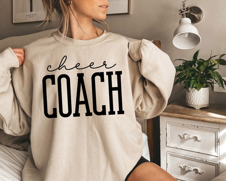 Cheer Coach Sweatshirt Cheerleading Sweater Game Day Shirt - Etsy