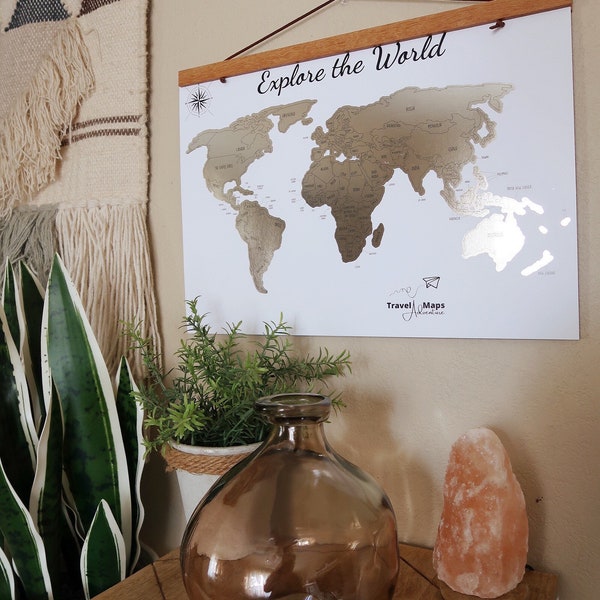 Scratch off World Map - Etsy