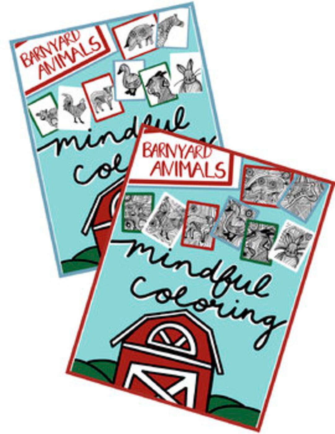 Mindful Coloring: BARNYARD ANIMALS! (bundle) - Etsy