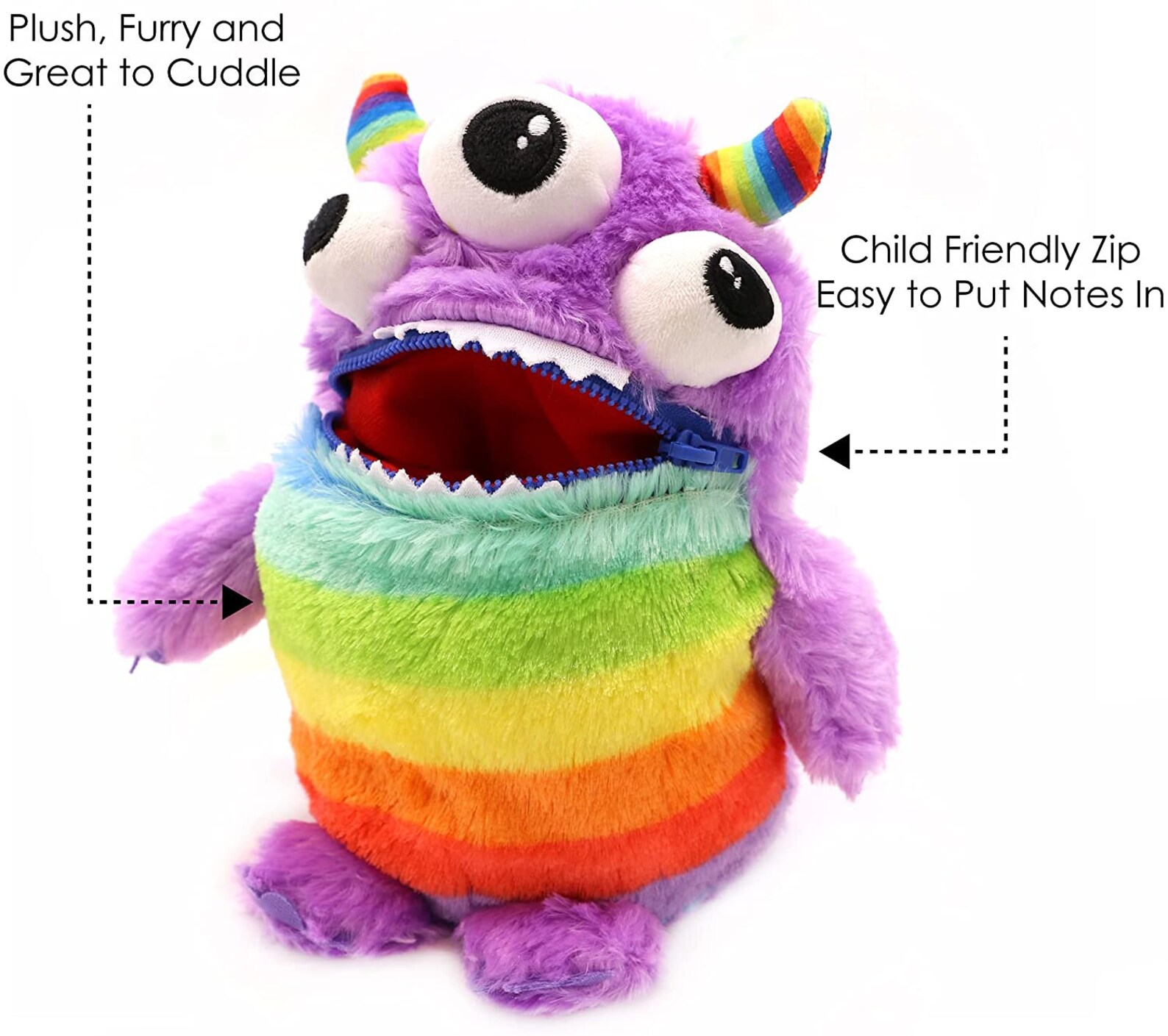 Worry Yummy Monster Doll Toy Worry Yummy Childrens Anxiety | Etsy