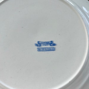 Antique Blue Transferware Plate, Keeling & Co Victoria Pattern - Etsy