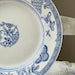 Antique Blue Transferware Plate, Keeling & Co Victoria Pattern - Etsy