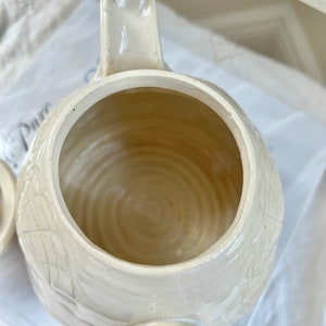 Vintage Studio Pottery Teapot With Seashell Design, Signed Studio ...