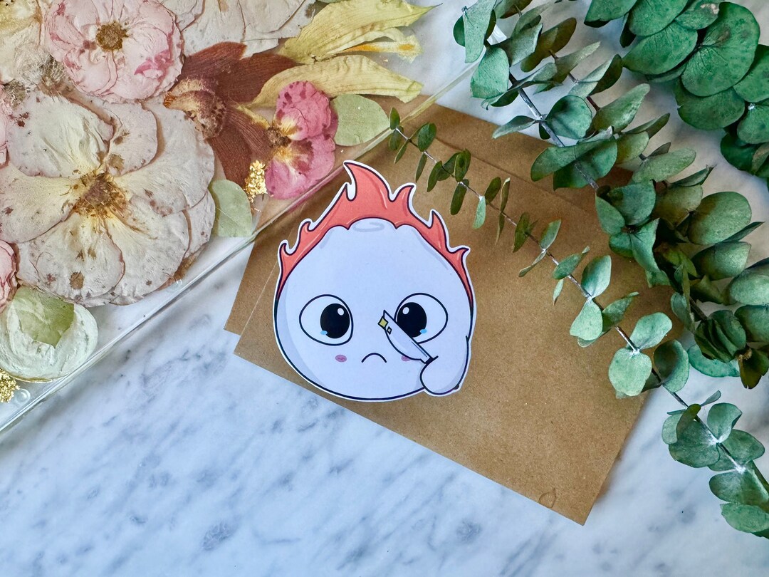 Angry Bao With Knife - Cute Steamed Bun Sticker - Angy Sticker - Etsy