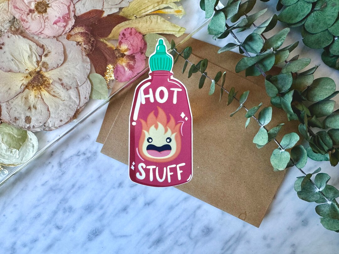 Hot Sauce Hot Stuff Sticker - Etsy