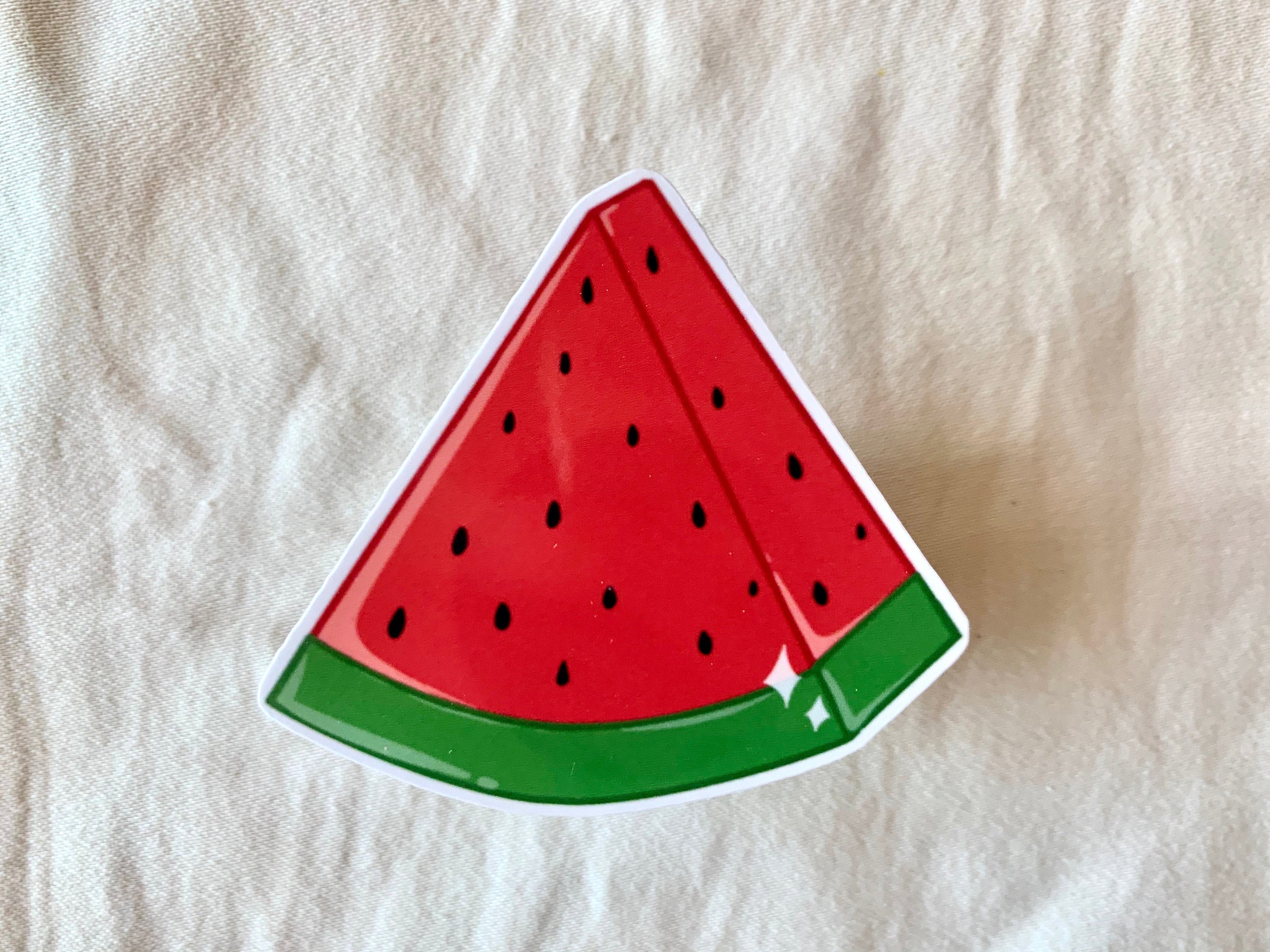 Watermelon Sticker, Summer Fruit Sticker - Etsy