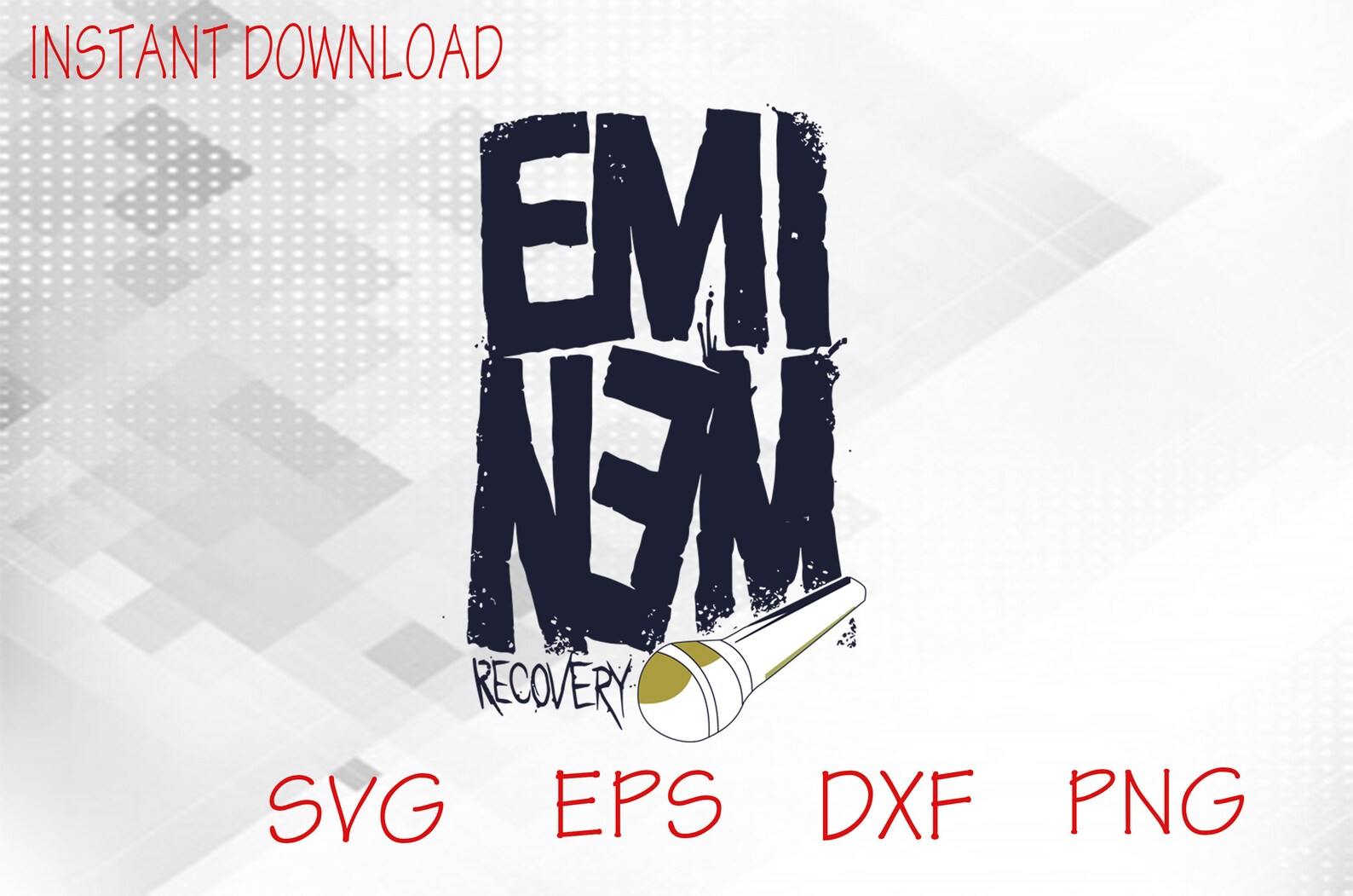 Eminem Recovery SVG Slim Shady Svg Eminem Svg Hiphop Svg | Etsy