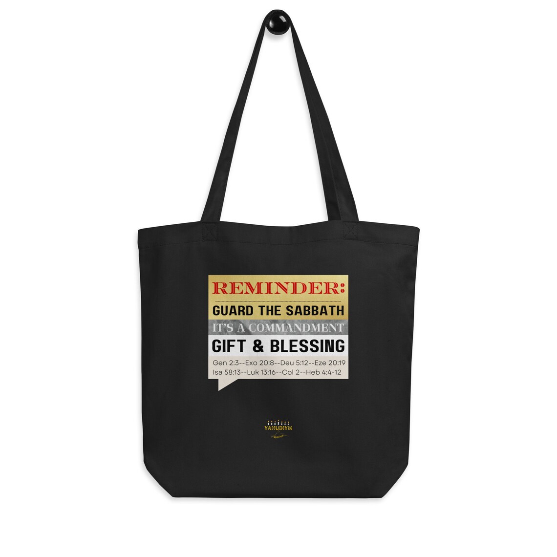 Remember the Sabbath | Israelite Eco Tote Bag - Etsy