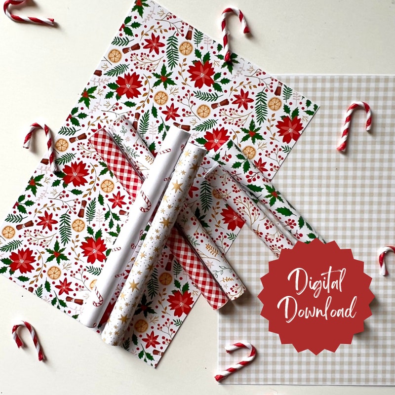 Christmas Paper - Etsy