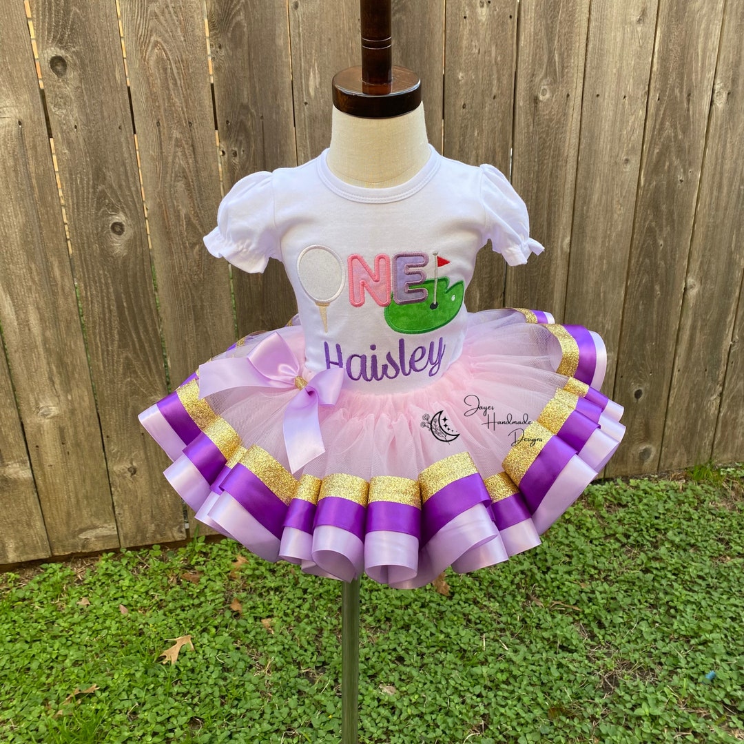 First Birthday Golf Outfit One Golf Birthday Outfit Golf Birthday - Etsy