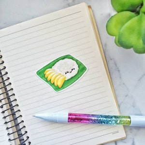 Mango Sticky Rice Sticker, Thai Food Sticker, Thailand Sticker, Mango ...