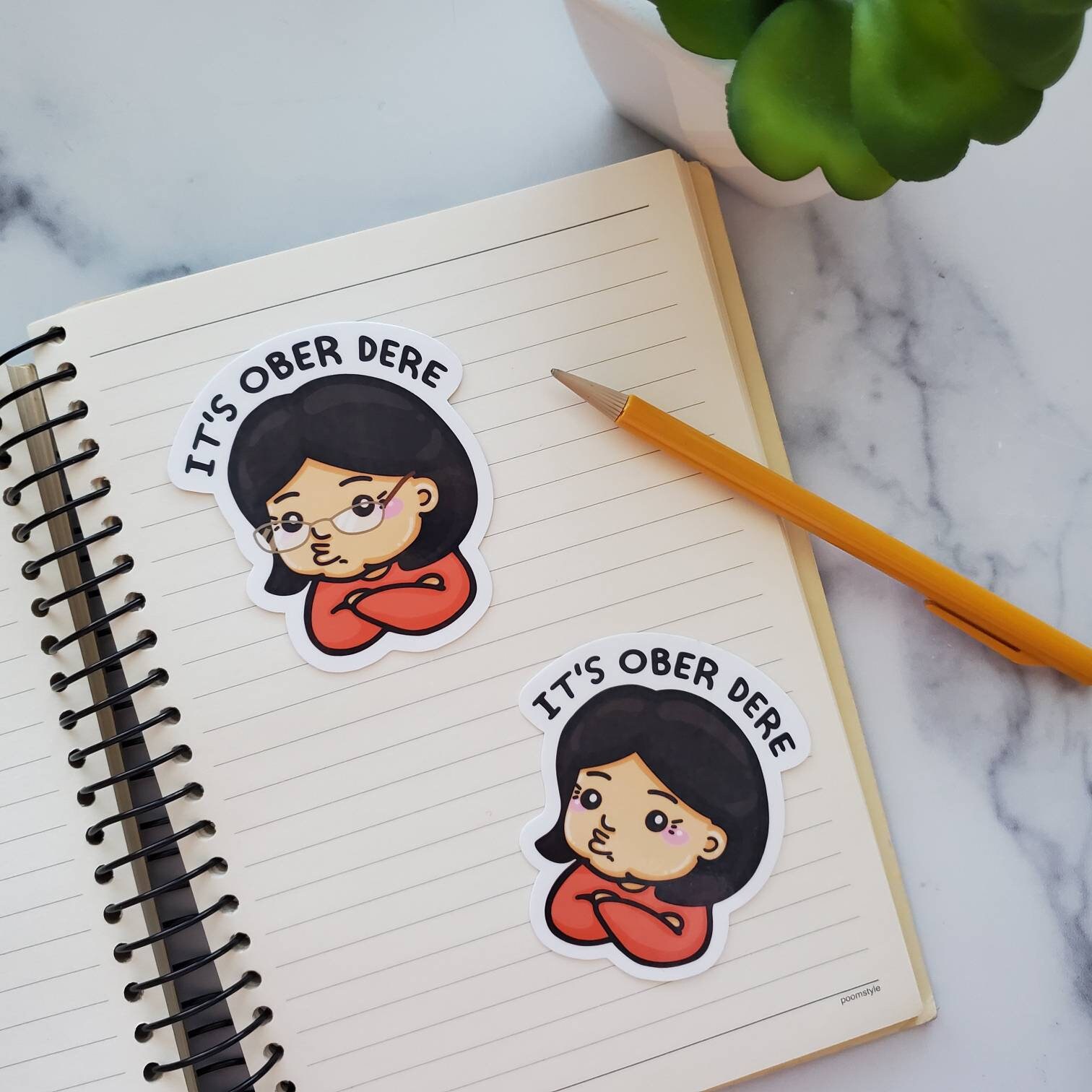 Ober Dere Sticker Funny Filipino Mom Sticker Filipino - Etsy