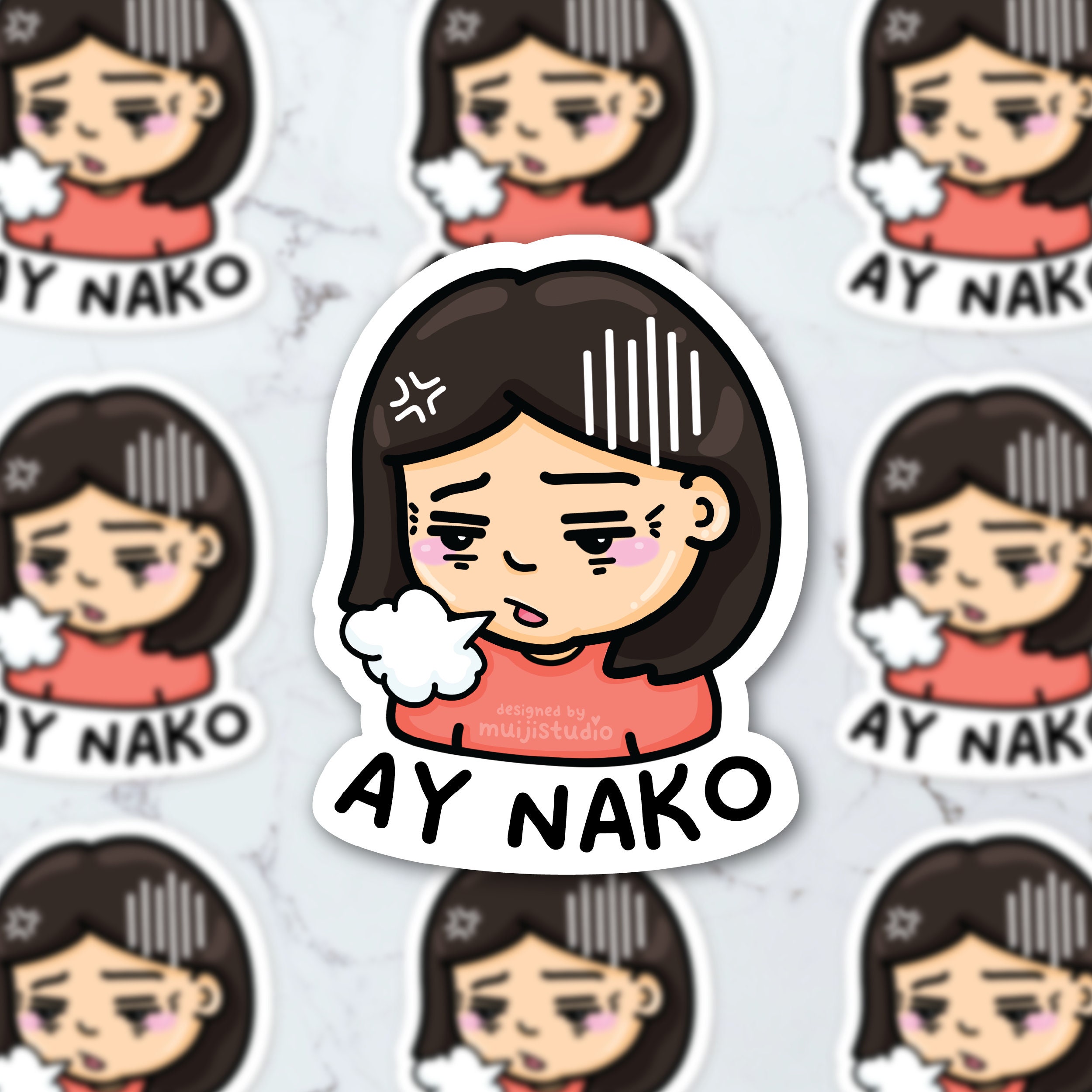 Ay Nako Magnet: Filipino Mom Kawaii Gift - Etsy