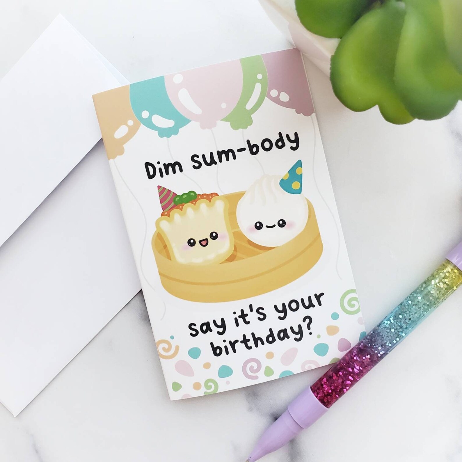 Dim Sum-body Say It's Your Birthday Card Dim Sum - Etsy
