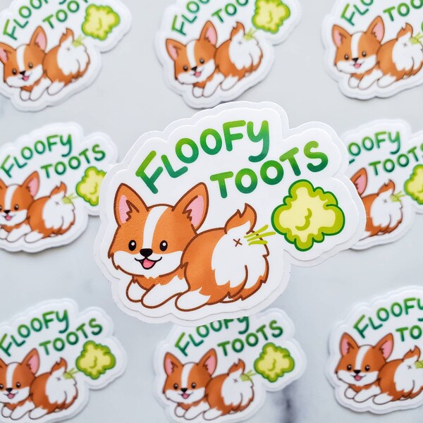 Cute Fart Sticker - Etsy