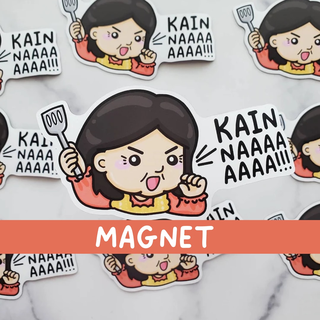 Kain Na Refrigerator Magnet, Filipino Mom, Filipino Magnet, Filipino ...