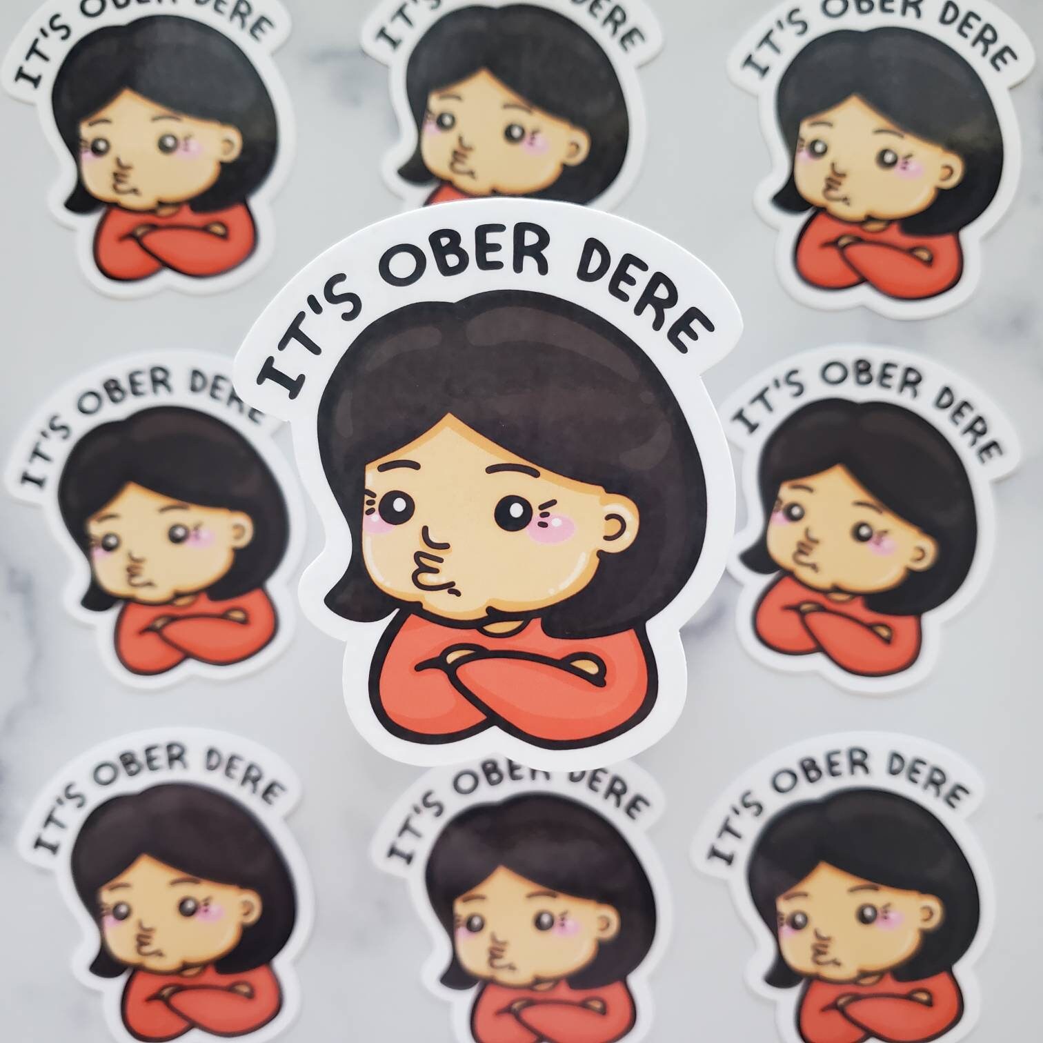 Ober Dere Sticker Funny Filipino Mom Sticker Filipino - Etsy