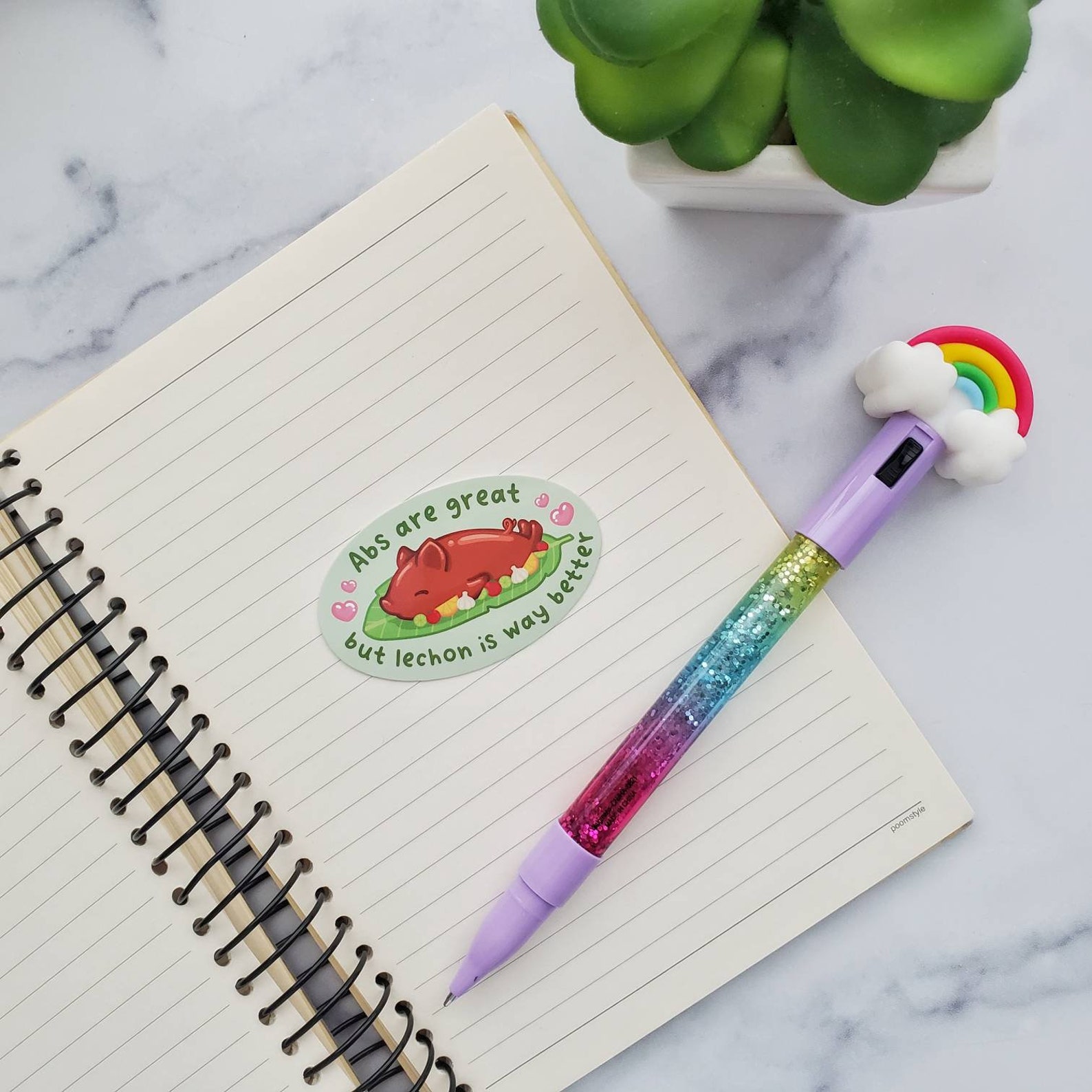 Lechon is Better Sticker Lechon Sticker Filipino Sticker - Etsy