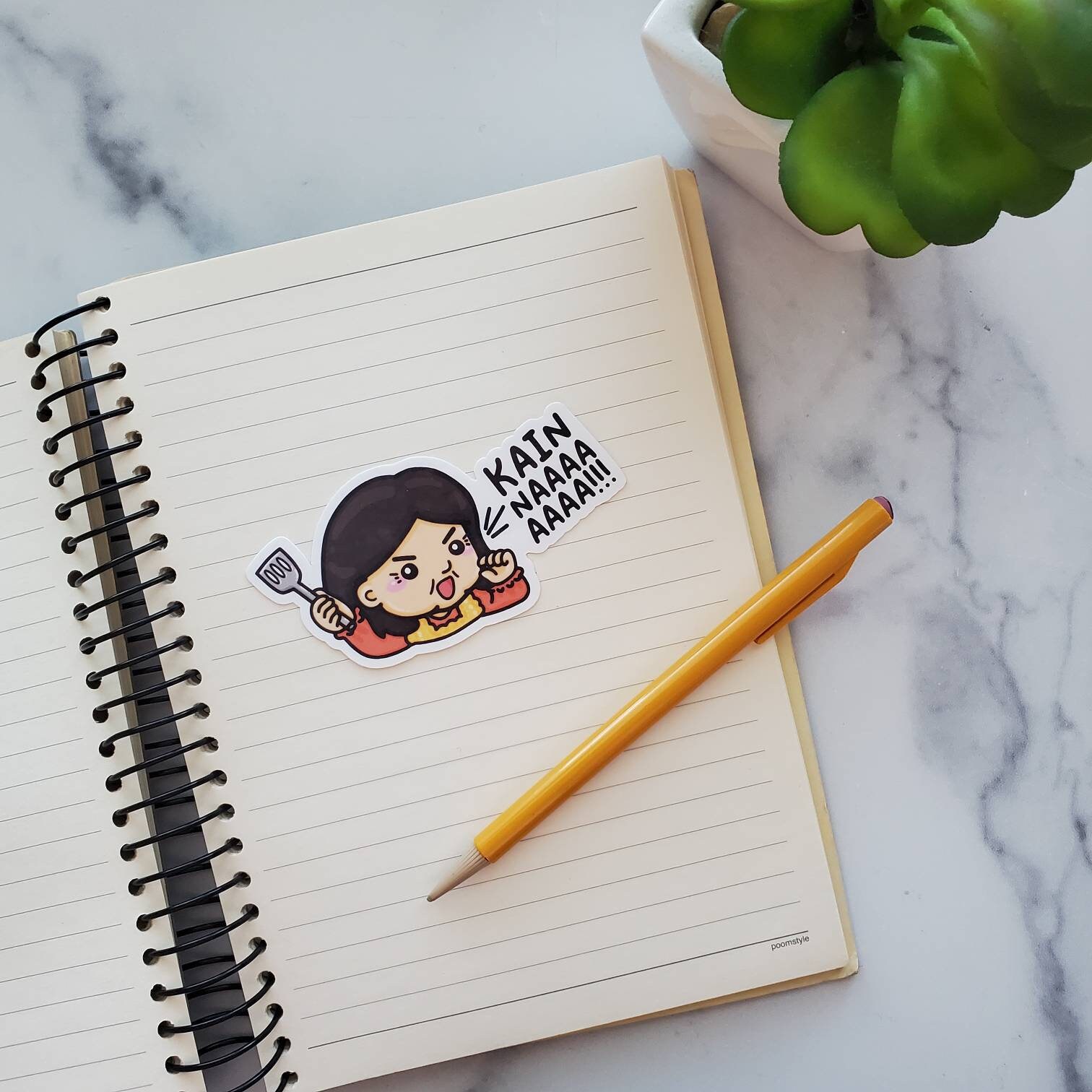 Kain Na Sticker Filipino Mom Sticker Filipino Sticker - Etsy