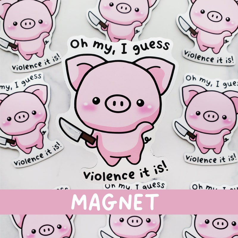 Pig Magnets - Etsy