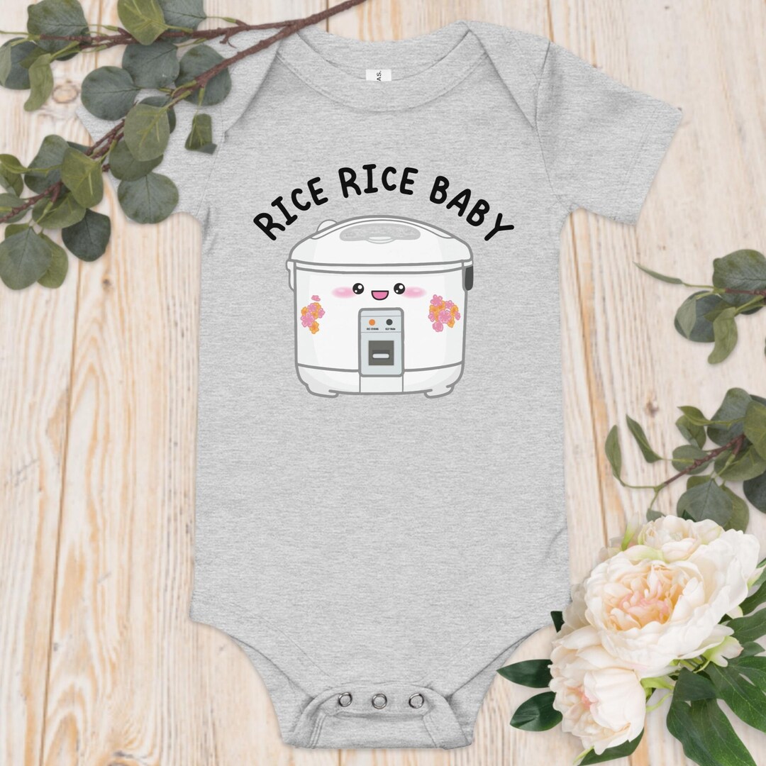 Rice Rice Baby Short Sleeve One Piece, Rice Cooker Baby One Piece, Baby ...