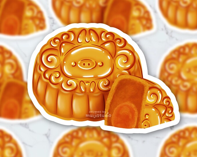 Mid-autumn Festival Stickers Mooncake Stickers Lantern Stickers Kawaii ...