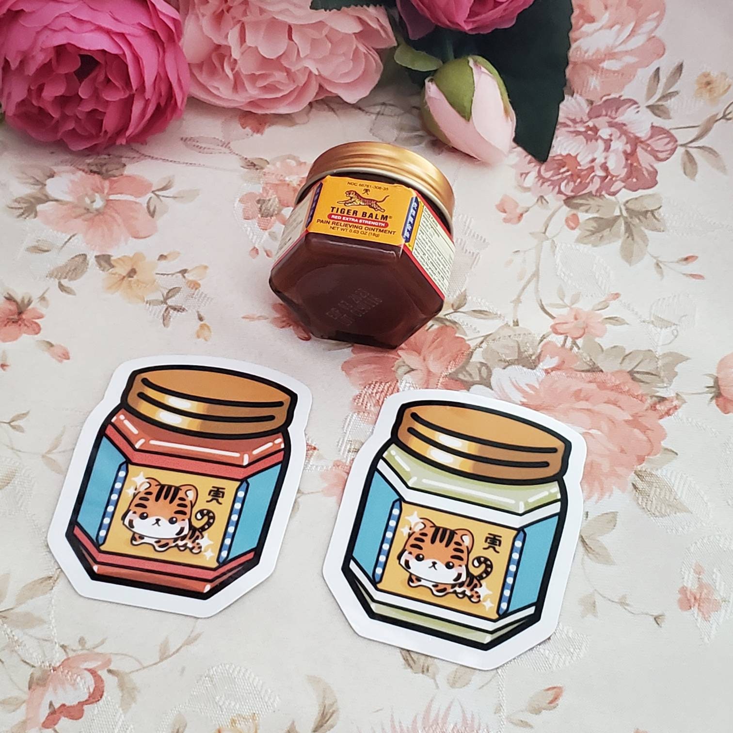 Tiger Balm Oil Sticker Chinese Asian Medicine Herbal Remedy - Etsy
