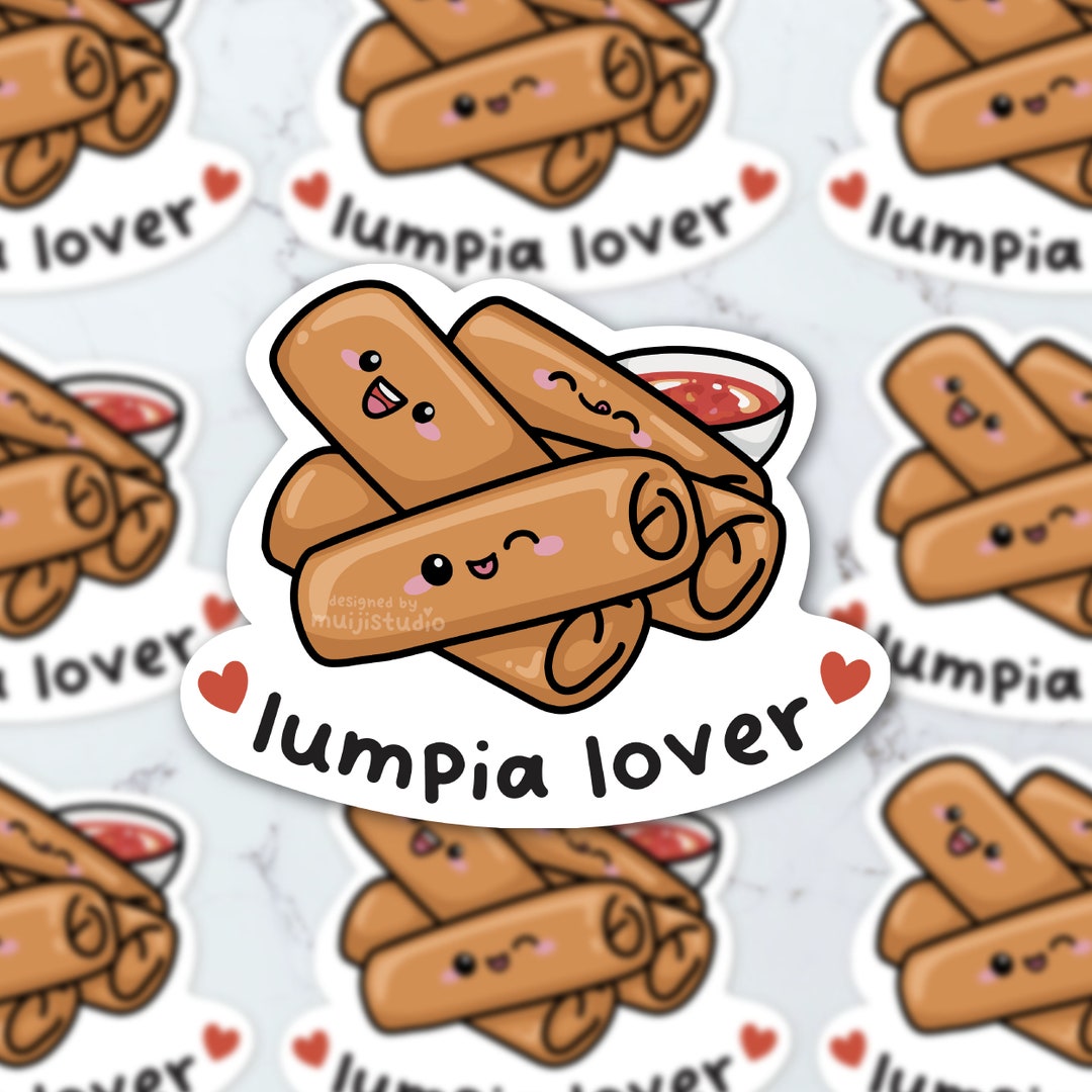 Lumpia Lover Vinyl Sticker: Filipino Food Art - Etsy
