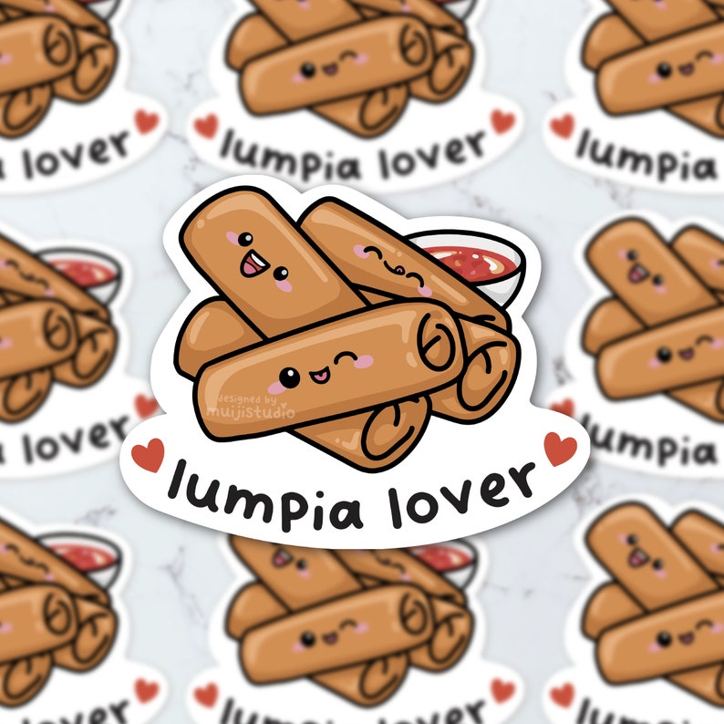 Lumpia Lover Vinyl Sticker: Filipino Food Art - Etsy