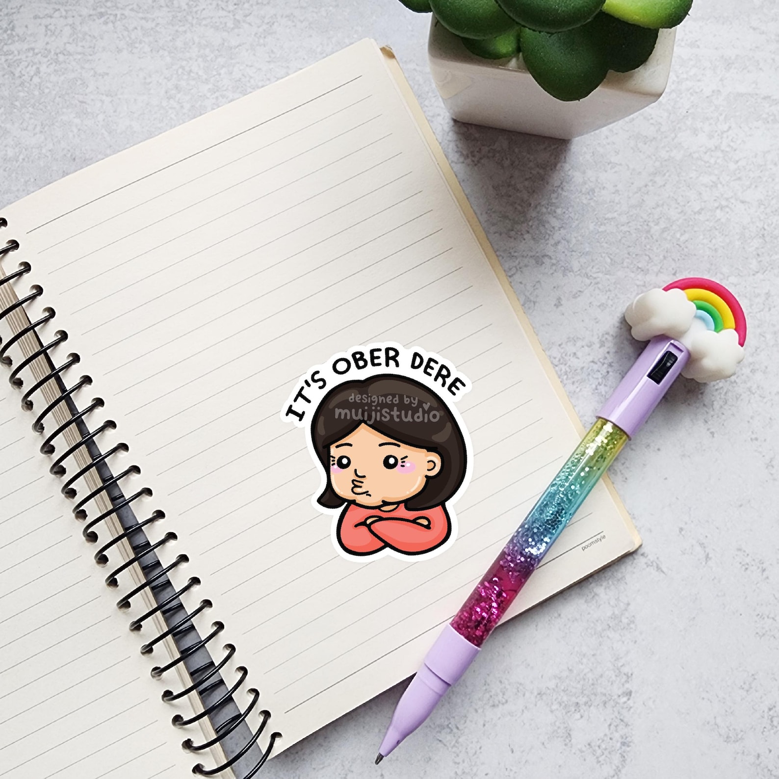 Ober Dere Sticker: Funny Filipino Mom Waterproof Vinyl Decal - Etsy