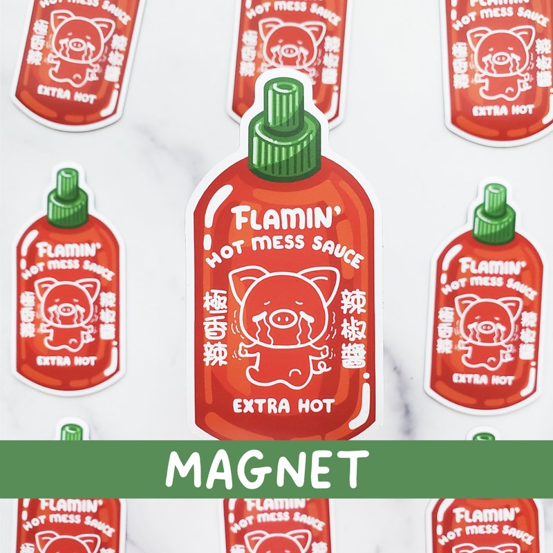 Sauce Fridge Magnet - Etsy