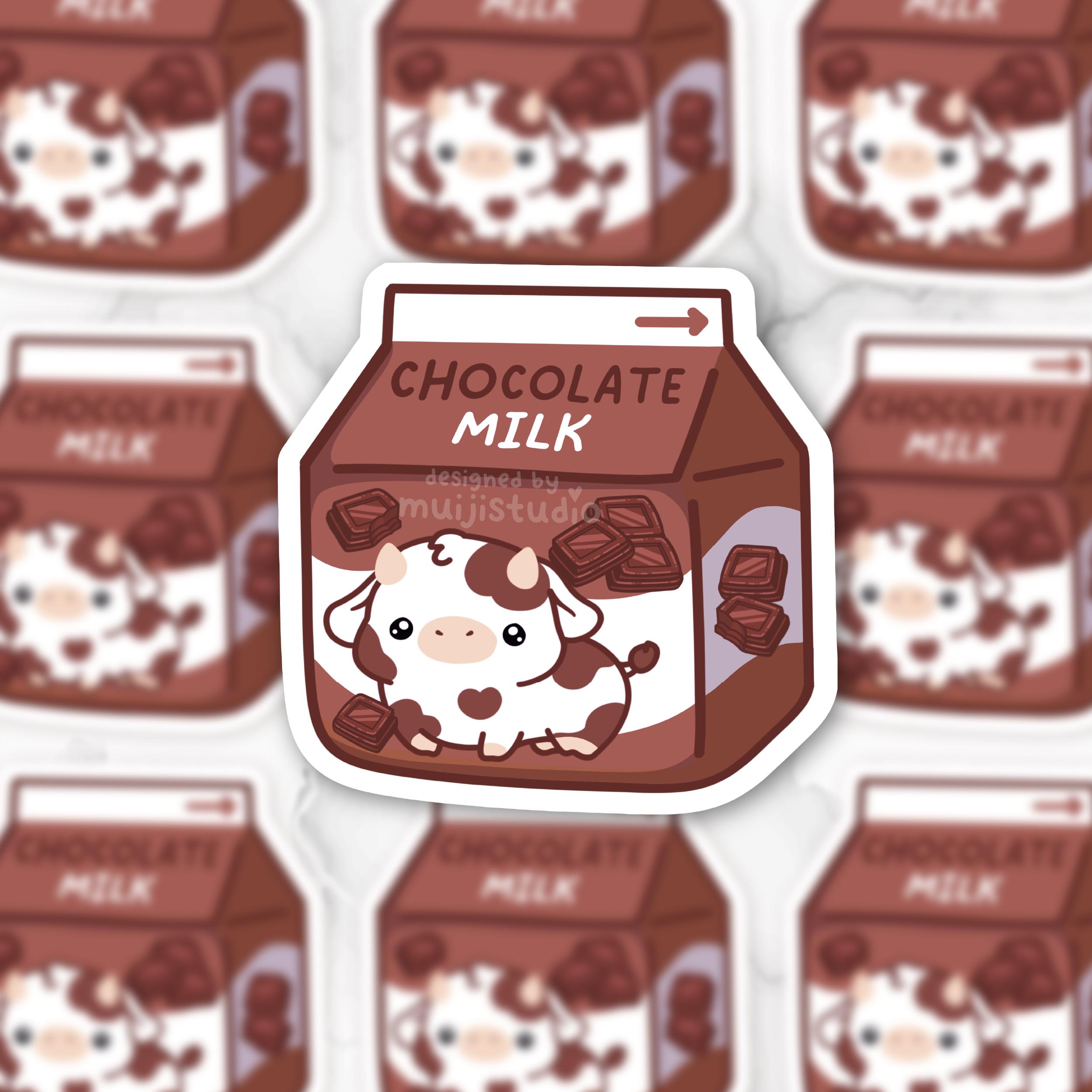 Chocolate Milk Cow Cartoon