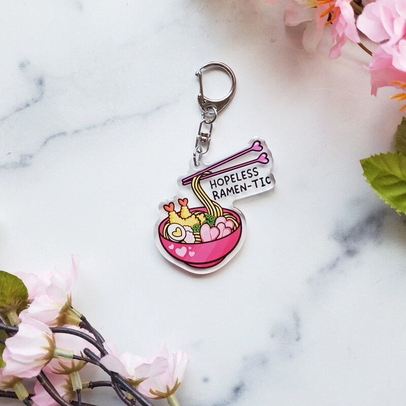 Noodle Keychain - Etsy