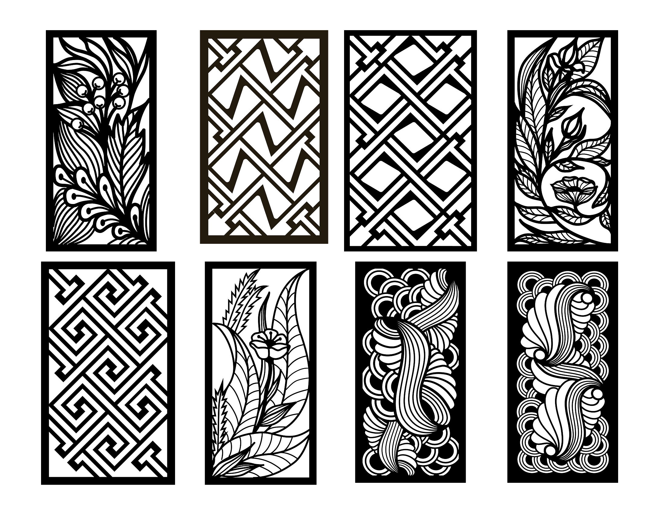 60 SVG DXF Wall Panel Ocean Sea Bundle for Metal Plasma Laser - Etsy