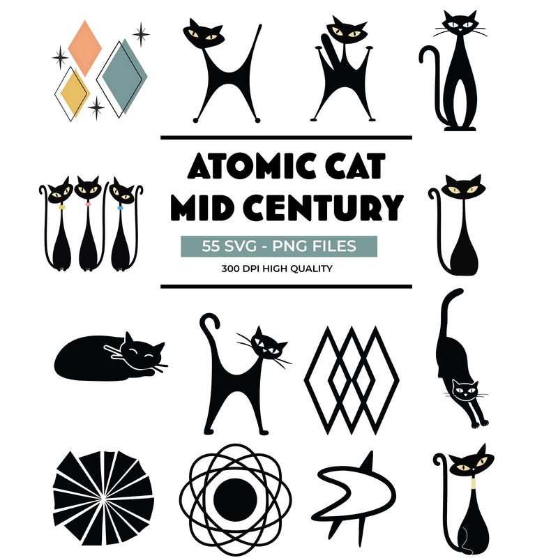 Atomic Svg - Etsy