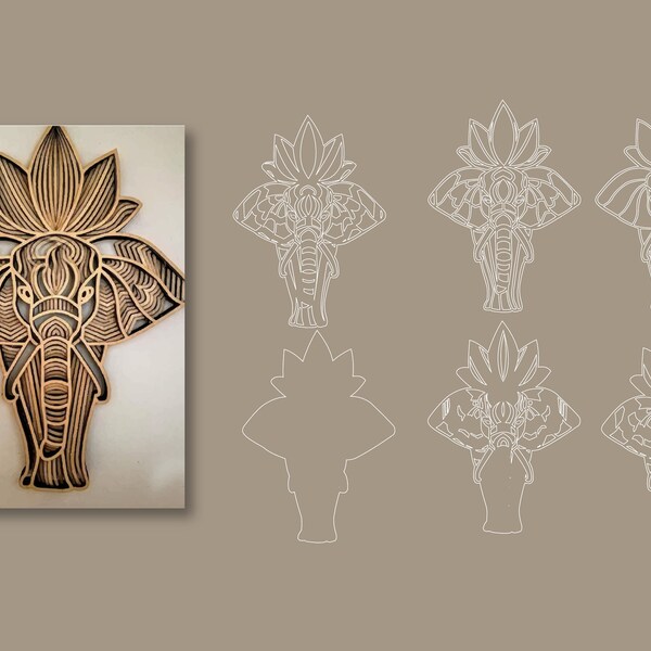 Elephant Cut File - Etsy