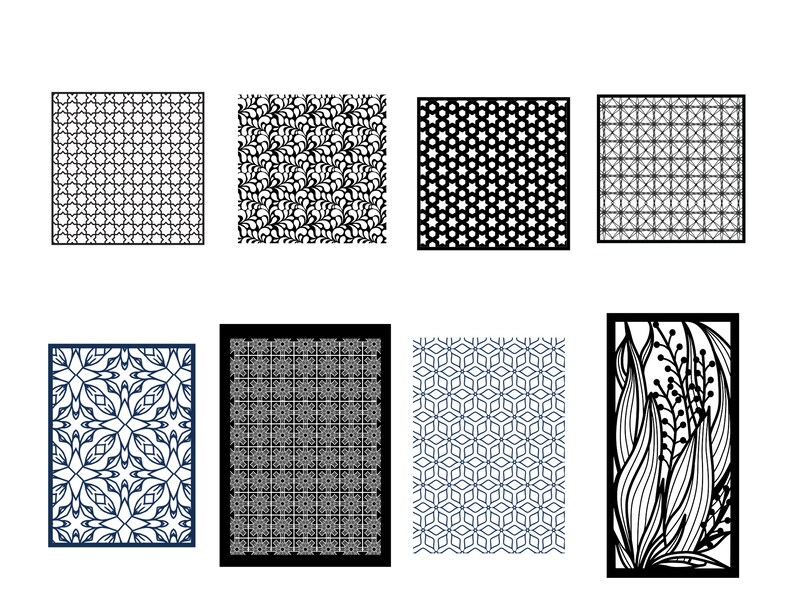 60 SVG DXF Wall Panel Ocean Sea Bundle for Metal Plasma Laser - Etsy