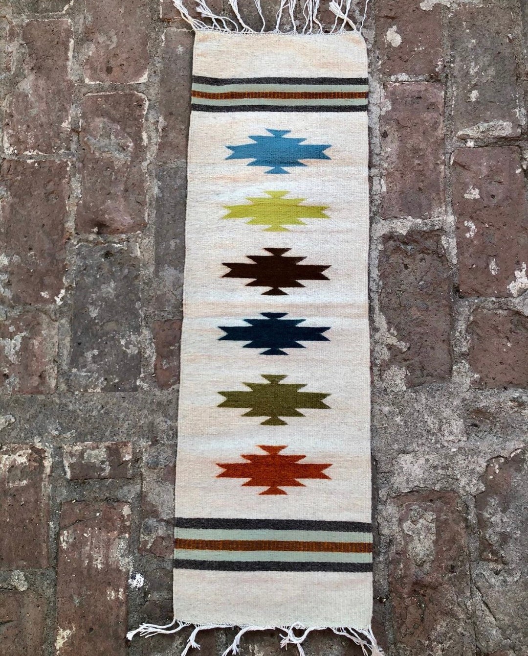Colorful Stars / Zapotec Sky / Zapotec Design / Wool Rug / - Etsy