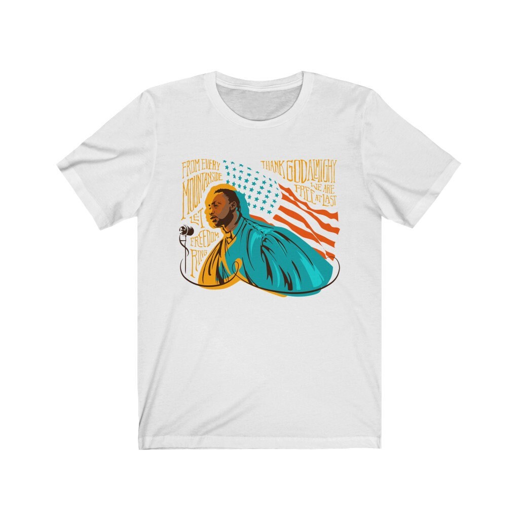 Martin Luther King Jr. Art Unisex Shirt MLK Quotes Pop Art African ...