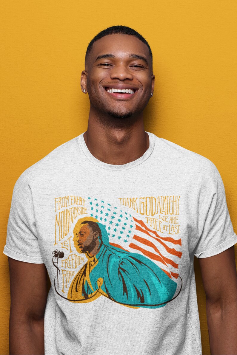 Martin Luther King Jr. Art Unisex Shirt MLK Quotes Pop Art African ...