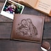 Custom Family Photo Wallet, PU Leather Wallet, Engraved Bifold Wallets ...