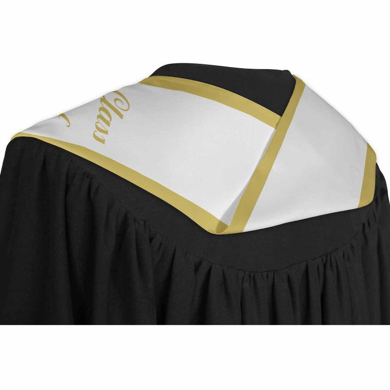 Personalized Class of 2026 Graduation Stole Sash, Custom Text & Logo - Etsy