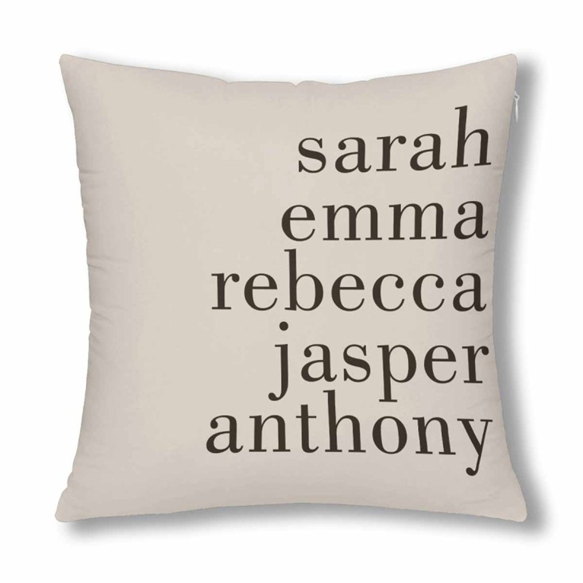 Custom Name Pillowcase Personalized Names Pillow Cover - Etsy