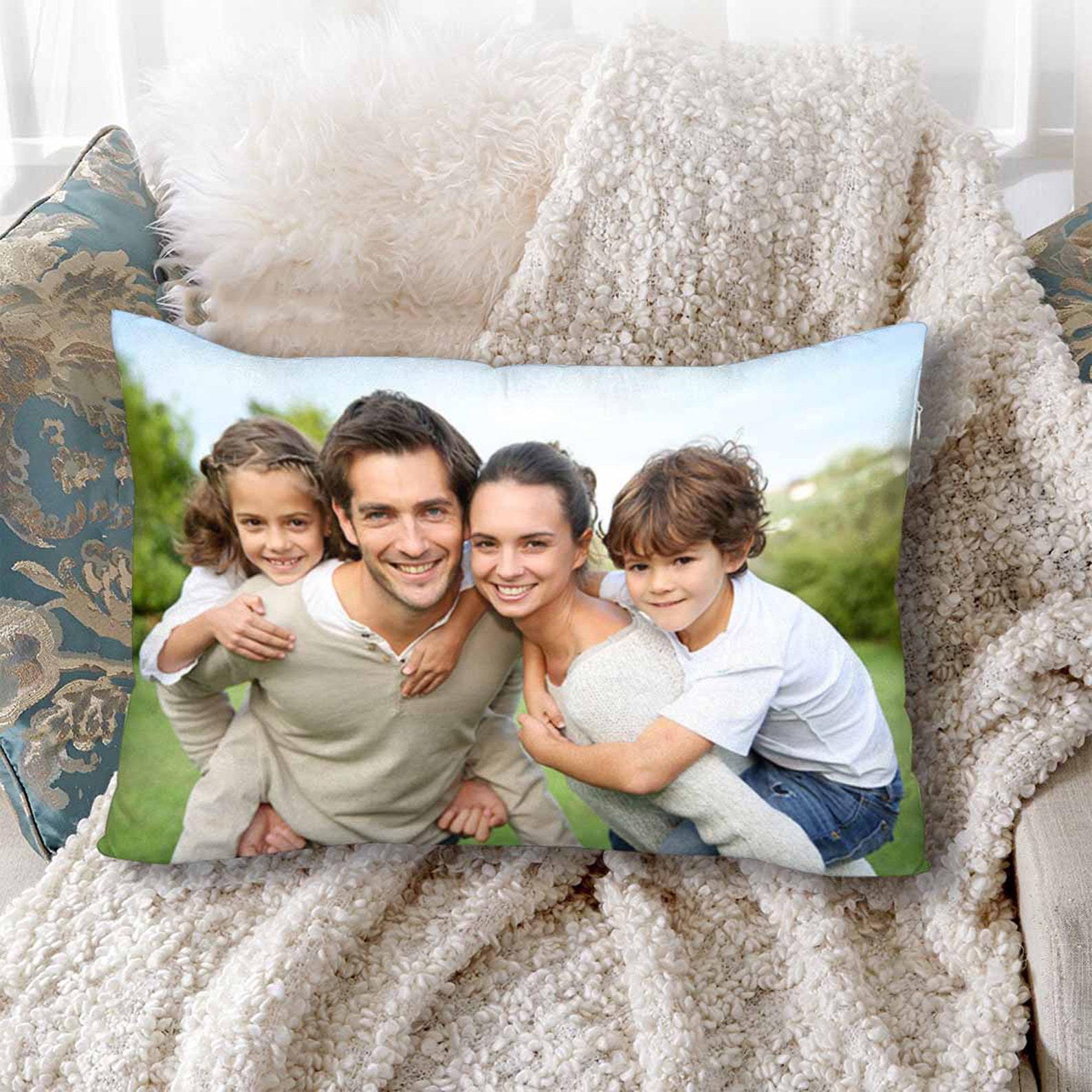 Custom Photo Pillowcase Personalized Family Photo Pillow Cover - Etsy.de