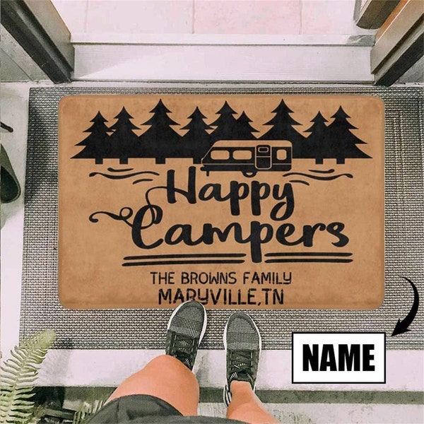 Camper Welcome Mat - Etsy