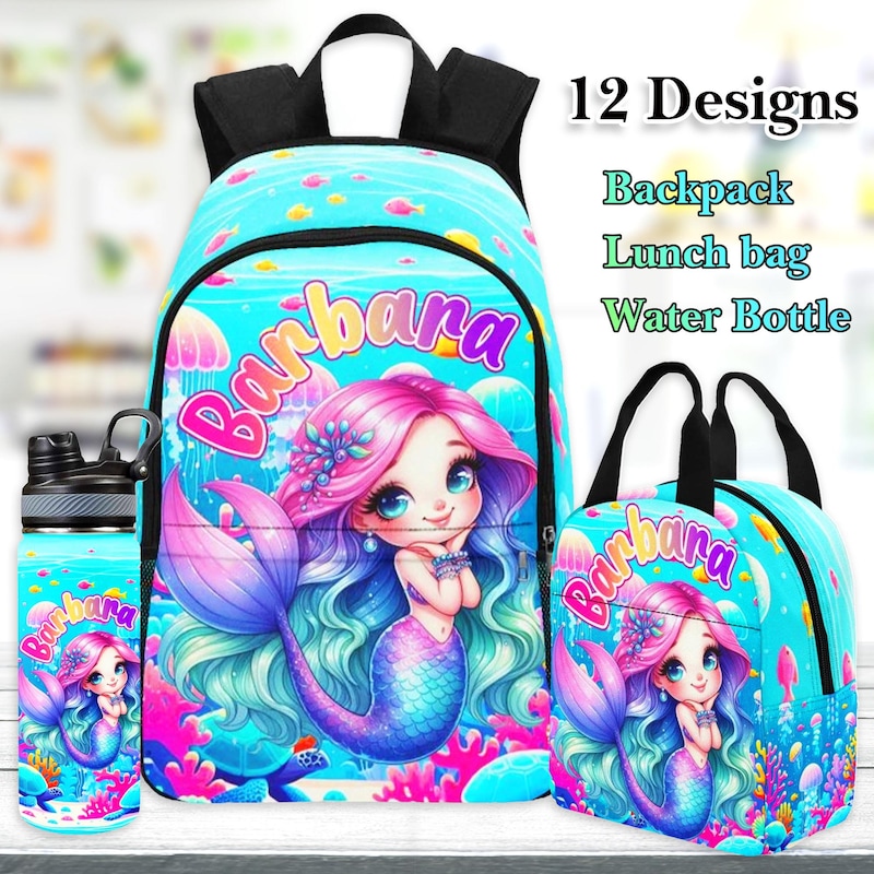 Mermaid Backpack - Etsy