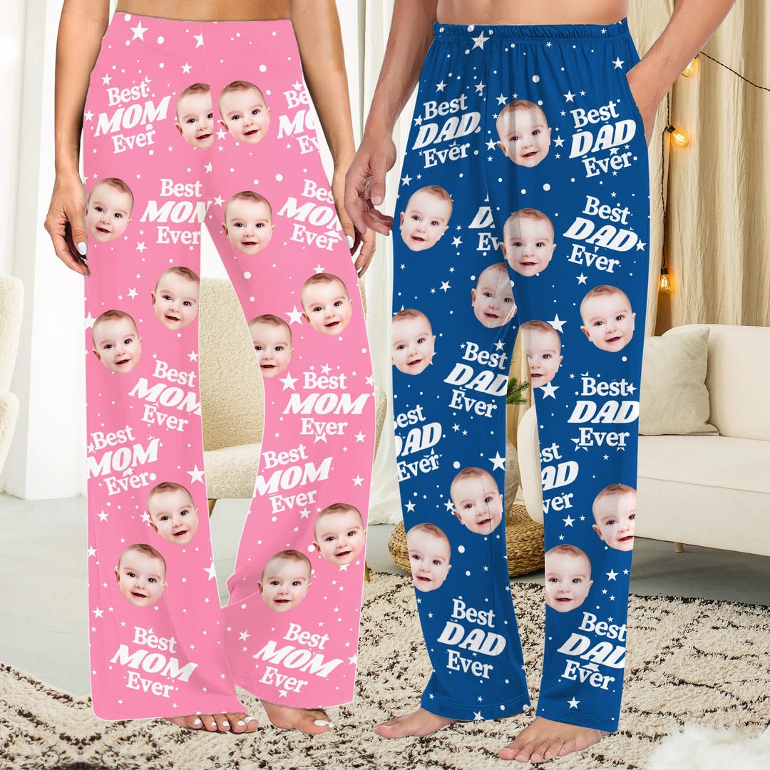 Best Dad Pajamas Pants,father's Day Gifts for Dad,photo Pajamas Pants ...