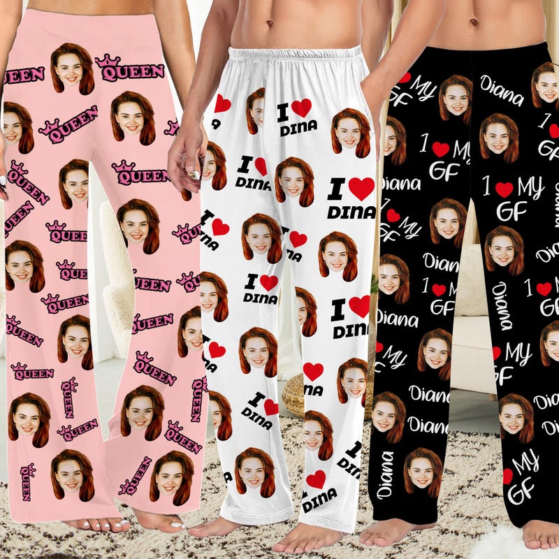 I Love My Boyfriend Pants - Etsy